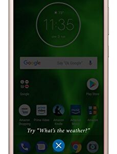 Moto G6 with Alexa Hands-Free – 32 GB – Unlocked (AT&T/Sprint/T-Mobile/Verizon) – Oyster Blush - Prime Exclusive Phone