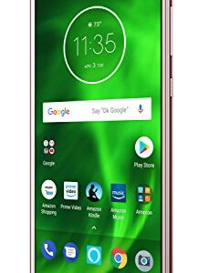 Moto G6 with Alexa Hands-Free – 32 GB – Unlocked (AT&T/Sprint/T-Mobile/Verizon) – Oyster Blush - Prime Exclusive Phone