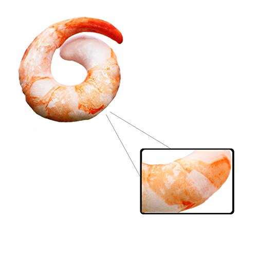 Bettli Shrimp Meat U Shaped Neck Pillow Throw Pillow Cushion Plush