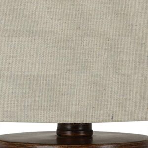 Decor Therapy TL15455 Cali Rope Wrapped Polyresin Accent Lamp, Natural, Faux Wood