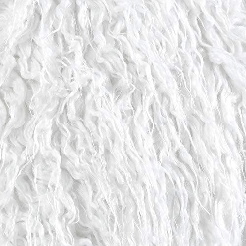 Lush Decor Luca Decorative Throw Pillow, 18" X 18", White