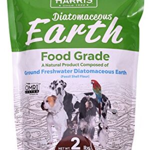 Harris Food Grade Diatomaceous Earth for Pets, for Cats, Dogs, Horses and Pets, 2lb