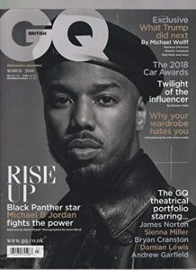 british gq magazine (march, 2018) michael b. jordan cover