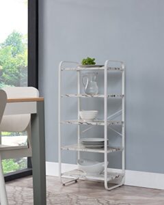 kings brand furniture – hillcrest 5-tier kitchen baker's rack - utility storage