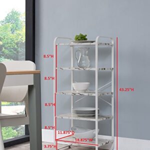 Kings Brand Furniture – Hillcrest 5-Tier Kitchen Baker's Rack - Utility Storage