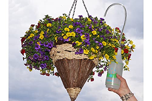 Original UpBloom 32oz (1000 ml) Plant Water Bottle for Hanging Plants, Succulents and Multipurpose Watering with Adjustable Long Reach Neck Design | Indoor or Outdoor | Made in The USA