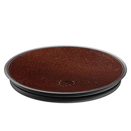 PopSockets: Collapsible Grip & Stand for Phones and Tablets - Brown Vegan Leather