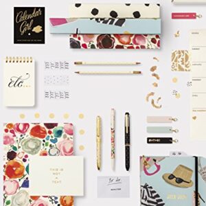 Kate Spade New York Greeting Card Set of 10 with Blank Interior and Lined Envelopes, This Is Not A Text (Gold)