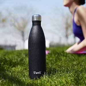 S'well Stainless Steel Water Bottle - 25 Fl Oz - Onyx - Triple-Layered Vacuum-Insulated Containers Keeps Drinks Cold for 54 Hours and Hot for 26 - with No Condensation - BPA-Free - Perfect for the Go