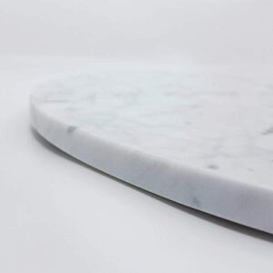 White and Gray Marble Large Cake Stand Centerpiece Wedding Decor Dessert Cupcake Table - 18 Inch