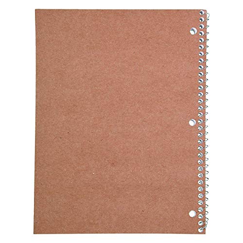 Mead Spiral Notebook, 1 Subject, Wide Ruled Paper, 70 Sheets, 10-1/2 x 8 inches, Yellow (05510AZ7)