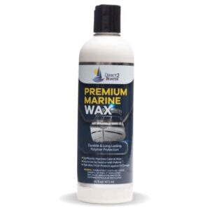 Premium Marine Wax for Boats & RV's with High Gloss Finish - 16 fl oz By Direct 2 Boater