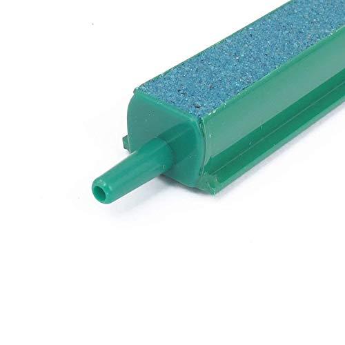 XMHF Aquarium Fish Tank Air Bubble Release Airstone Bar 14" Green Blue