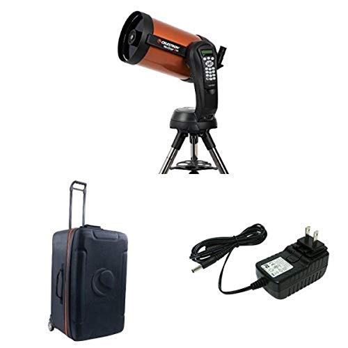 Celestron NexStar 8 SE Telescope with 8/9.25/11-Inch Optical Tube (94004) and 18778 AC Adapter (Black)