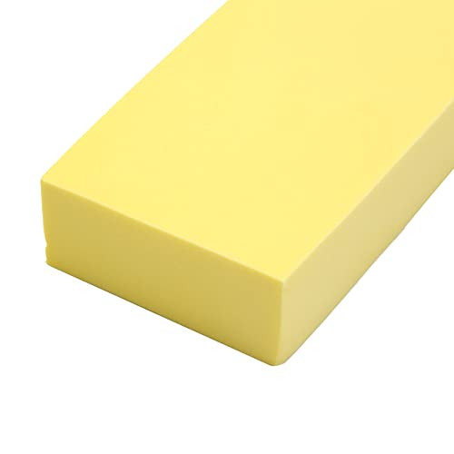 uxcell 7" x 2.76" x 1.2" Car Wash Sponge Soft Sponge PVA Water Absorbing Foam Sponge for Car Washing Cleaning Yellow