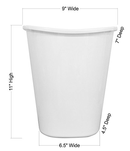 RNK Shops Safari Waste Basket - Double Sided (White) (Personalized)