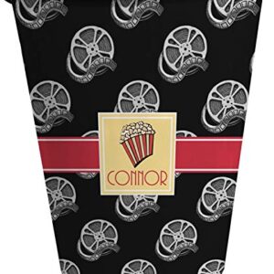 RNK Shops Movie Theater Waste Basket - Double Sided (Black) (Personalized)