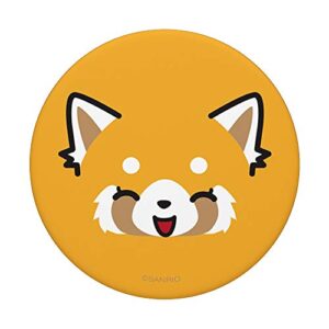 Aggretsuko Happy Face PopSockets Stand for Smartphones and Tablets PopSockets PopGrip: Swappable Grip for Phones & Tablets