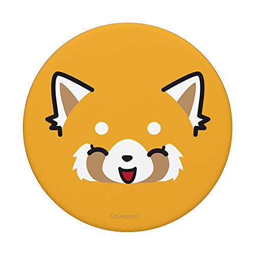 Aggretsuko Happy Face PopSockets Stand for Smartphones and Tablets PopSockets PopGrip: Swappable Grip for Phones & Tablets