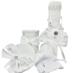 Casa Ixta Baptism Candle Set