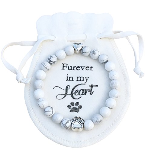 A.B.C. Pet Memorial Bracelet-Loss of Pet Gifts with Rainbow Bridge Card in Loving Memory of Your Beloved Dog Cat- Pet Loss Jewelry