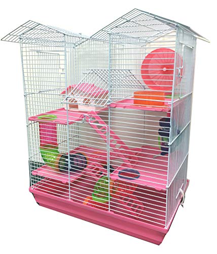 New Large Twin Towner Habitat Syrian Hamster Rodent Gerbil Mouse Mice Rat Wire Animal Cage