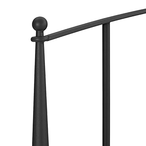 Crosley Furniture CF91002-601BK Whitney Arched Metal Headboard, King, Black