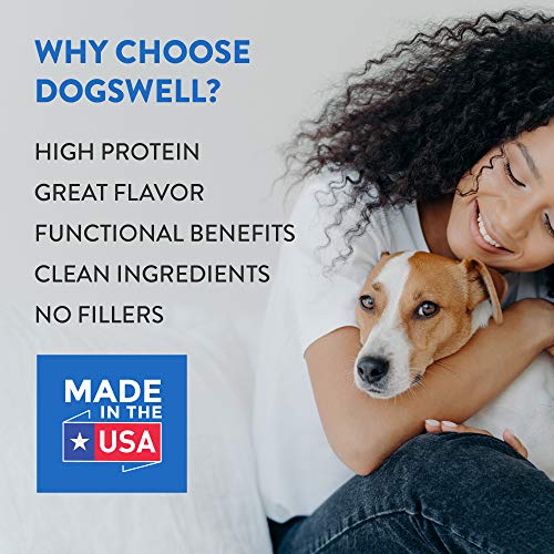 DOGSWELL 100% Grilled Meat Dog Treats, Made in The USA with Glucosamine, Chondroitin & New Zealand Green Mussel for Healthy Hips, 20 oz Duck