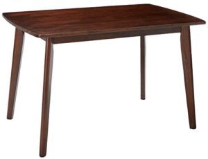 winsome 94848 shaye dining table, walnut, 47.2x29.53x29.13