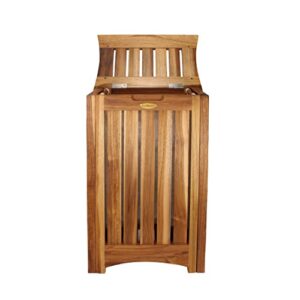 DecoTeak Solid Hamper, Brown