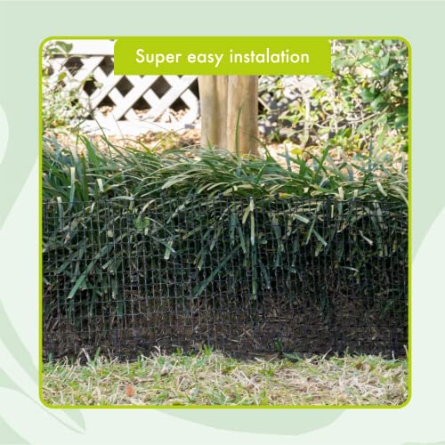 Homarden Outdoor Training Mat for Cats (13 ft) - Cat Scat Mat Indoor and Outdoor - Cat Spikes with 12 Garden Staples to Keep of Dog Off Couch and Keep Cats Out of Yard