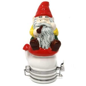 Smoking Gnome Porcelain Container (250mL/Large)