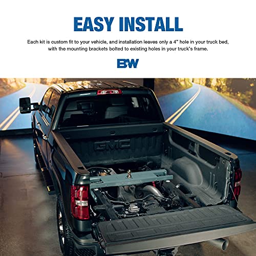 B&W Trailer Hitches Turnoverball Gooseneck Hitch - GNRK1319 - Compatible with 2019-2022 Ram 1500 Trucks (Excludes Ram 1500 Classic & Ram TRX)