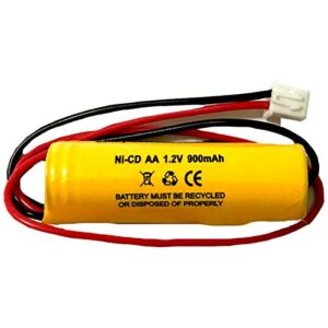 ni-cd aa 900mah 1.2v battery exit sign emergency light bst d-aa900bt custom-332 dantona elb cs01 osa268 lithonia exr led el m6 unitech aa900mah 1.2v