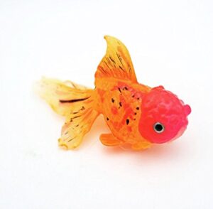 hot item! decor goldfish aquarium decoration artificial glowing effect fish tank glow in the dark ornament (m, d)