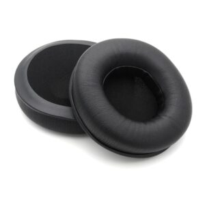 replacecment ear pads pillow earpads foam cushion cover compatible with jbl synchros slate powered over-ear s500 stereo headphones (black)