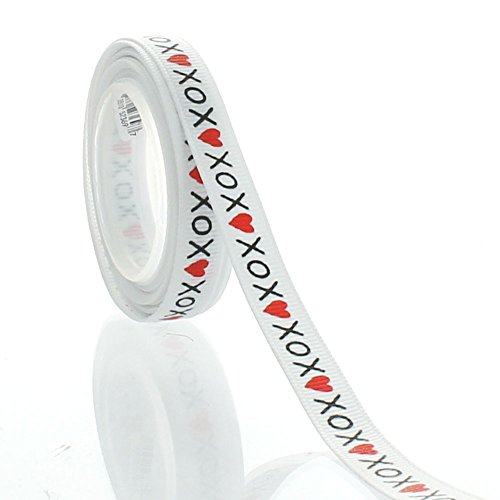 3/8" XOXO Grosgrain Ribbon 5yd