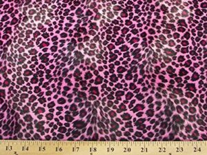 pink cheetah leopard velboa faux fur prints