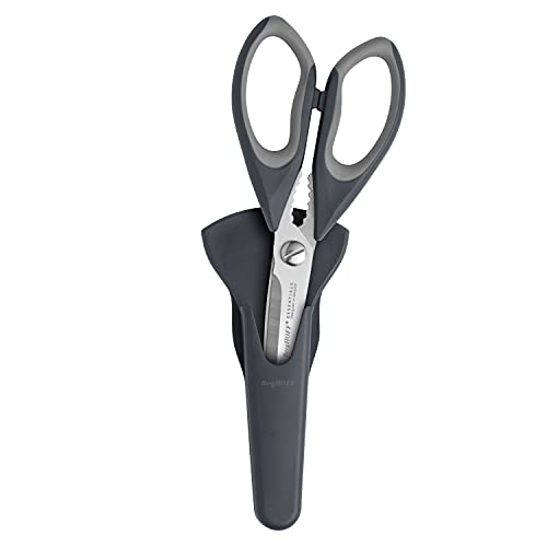 Berghoff 1106254 Kitchen Scissors with Sheath Black and Stainless Steel