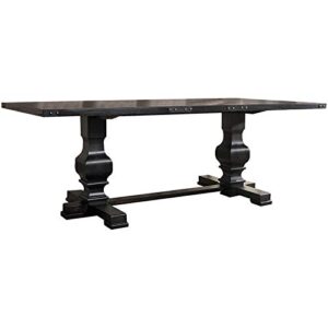 acme furniture morland dining table - - vintage black