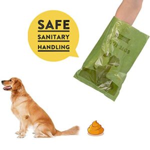 Dog Poop Bag Biodegradable Scented: Leak Proof Dog Waste Bags With 1 Dispenser, Eco-Friendly Poop Bags 26 Rolls Refills -390 Counts