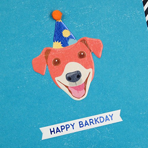 Hallmark Birthday Greeting Card from the Dog (Happy Barkday)