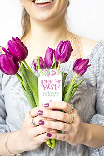 bloom daily planners Encouragement Card Deck - Cute Inspirational Quote Cards - Just Because Cards - Set of Thirty 2" x 3.5" Cards - Assorted Designs