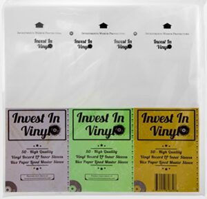 50 master sleeves rice paper anti static lp inner sleeves mobile fidelity mfsl style vinyl record sleeves provide your lp collection with the proper protection - invest in vinyl