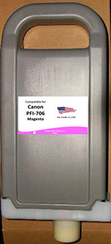 Non-OEM Compatible Canon PFI-706M Cartridge- Magenta