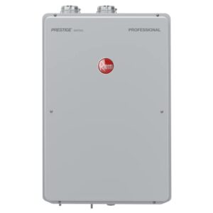 Rheem Prestige High Efficiency 9.5GPM Indoor Natural Gas Tankless Water Heater