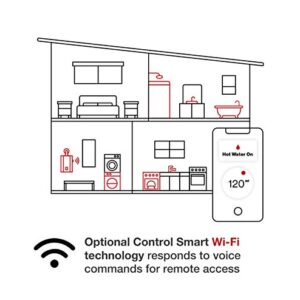 Rinnai RU199iN Condensing Tankless Hot Water Heater, 11 GPM, Natural Gas, Indoor Installation