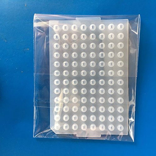 96-Well PCR Plate Silicone Cap, Silicone Sealing Mat for 96-Well PCR Plate, Non-sterile (Pack of 10)