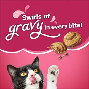 Purina Friskies Dry Cat Food, Gravy Swirlers - 22 lb. Bag