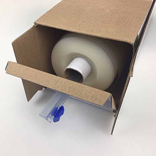 100-Feet Food Saver Compatible Vacuum Sealer Bag Roll with Cutter Box by FoodVacBags Commercial Grade Thickness, BPA-Phthalate Free, Sous Vide, Storage Bag (11" X 100')